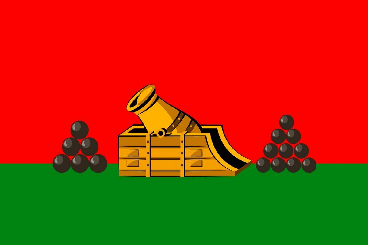 Флаг столицы субъекта РФ - Брянск, Размер: 75х50 см.