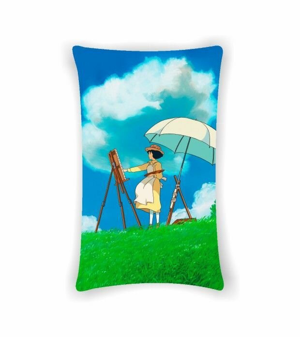 Подушка вертикальная Ветер крепчает, The Wind Rises №3