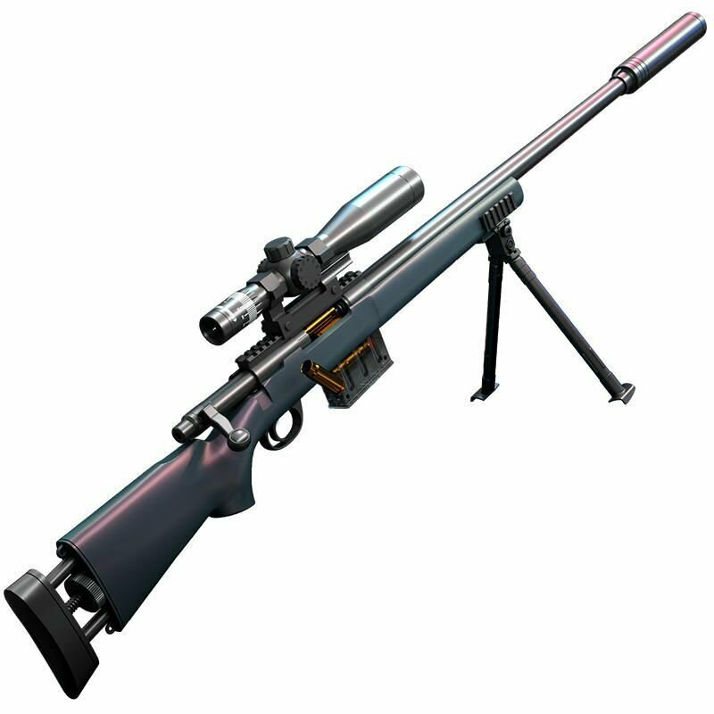 Игрушечная винтовка M24 с оптическим прицелом, Снайперская винтовка Mauser 98K