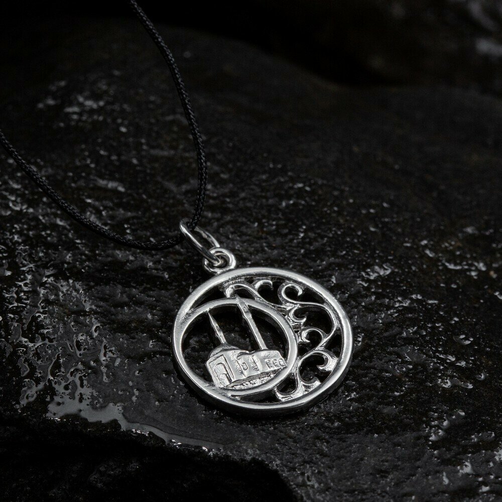 Подвеска, серебро, 925 проба, родирование