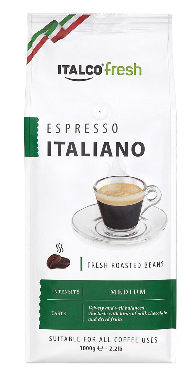 Кофе Italco Espresso Italiano в зернах 1 кг