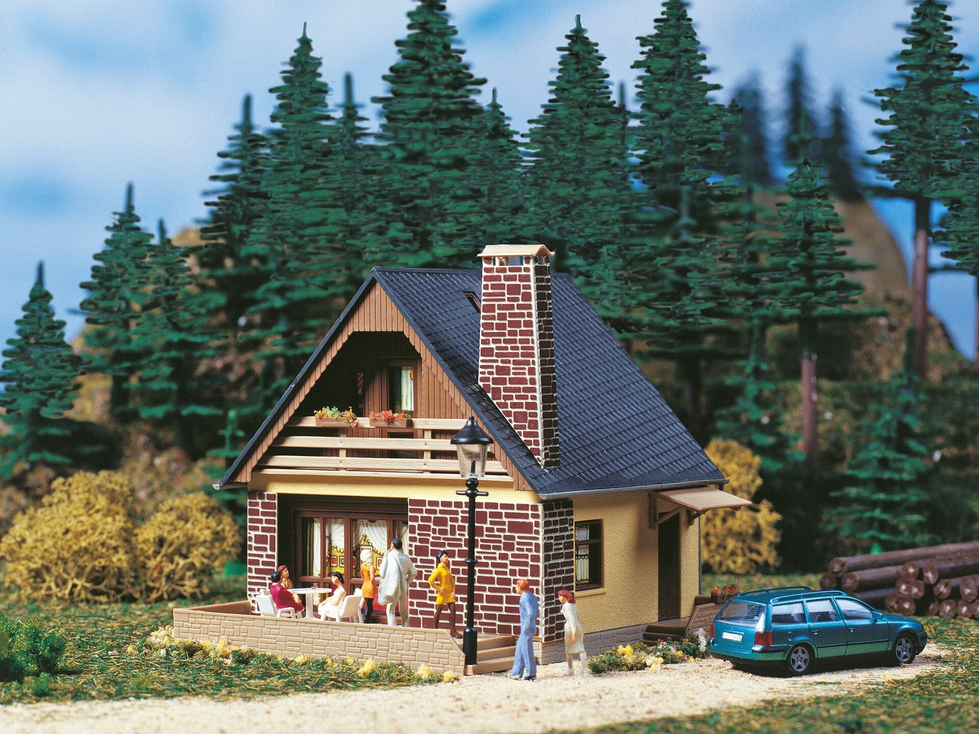 11377 Auhagen элемент жд Дом Катрин H0 1:87 16,5мм