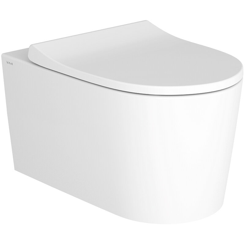 Подвесной унитаз безободковый Vitra Nest QuantumFlush 7870B403-0075 без сиденья