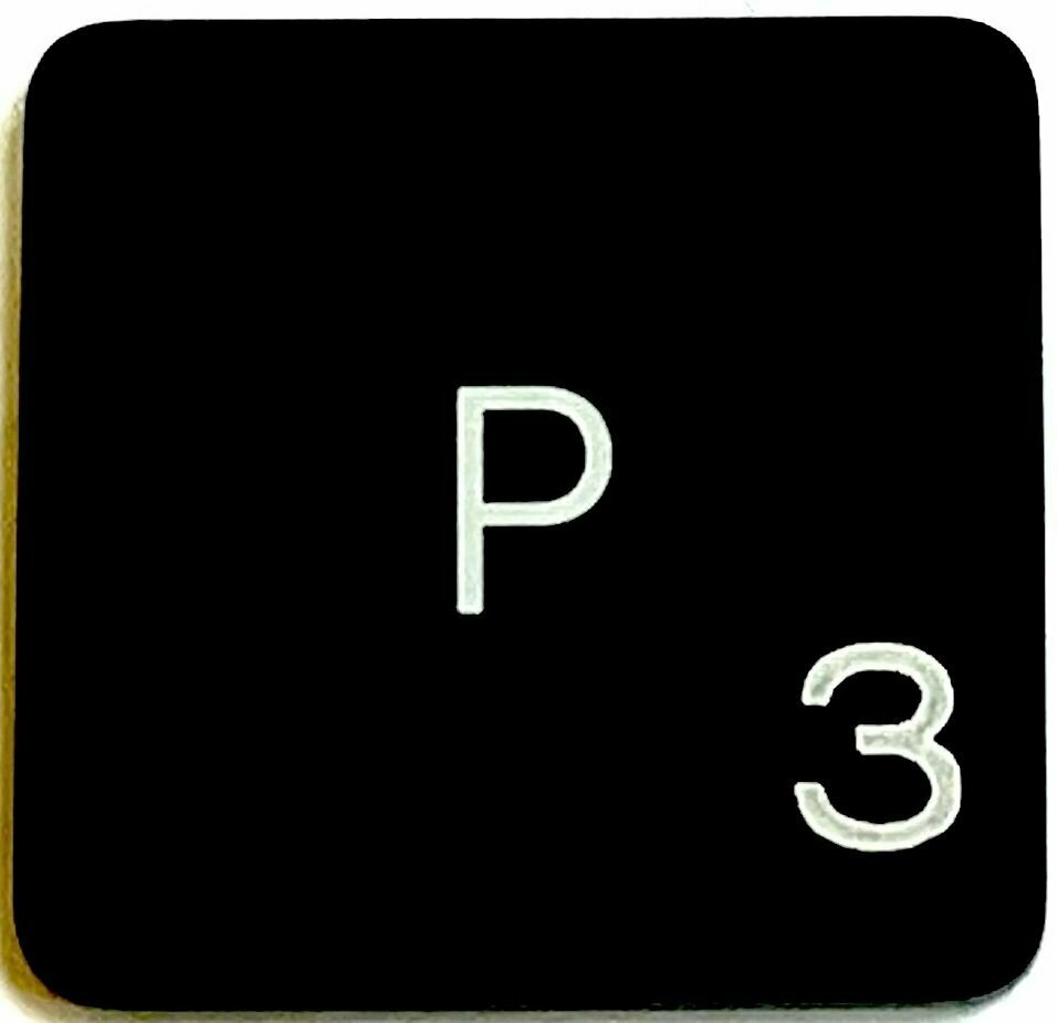 Кнопка клавиша гравировка P/З Macbook pro A1706, A1707, A1708, 12 1534 2017