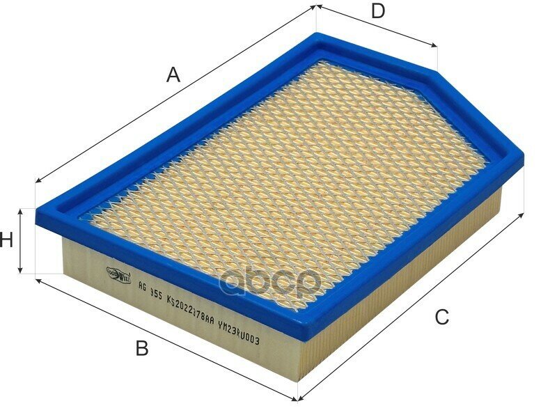 Фильтр воздушный Goodwill арт. AG955