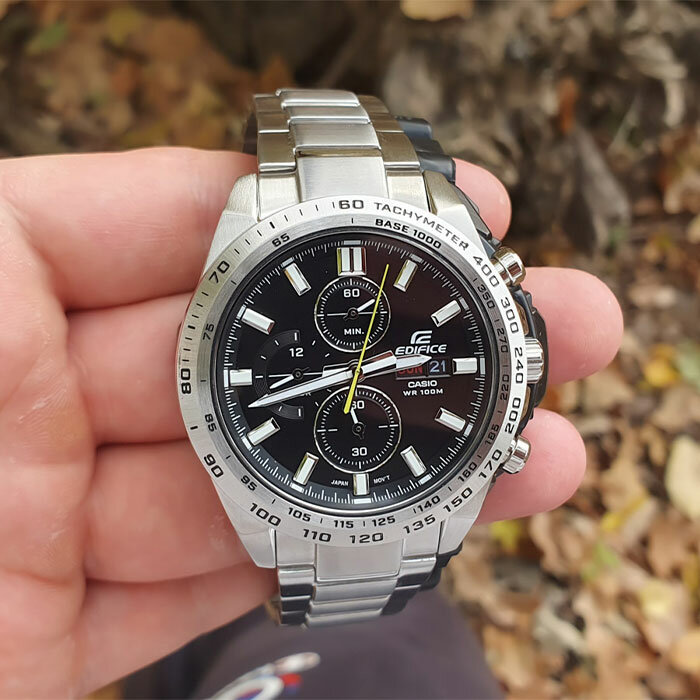 Наручные часы CASIO Edifice, серебряный — фото 1