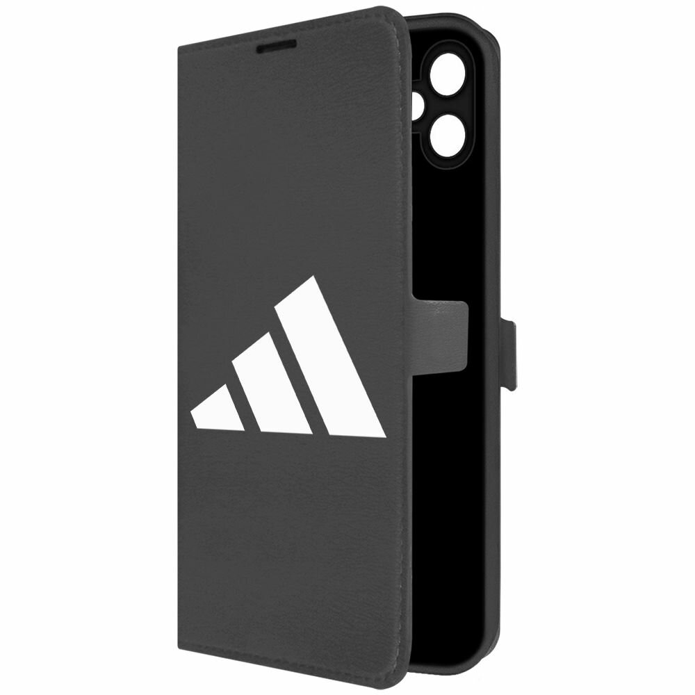 Чехол-книжка Krutoff Eco Book для Samsung Galaxy A05 Adidas (Адидас) (черный)
