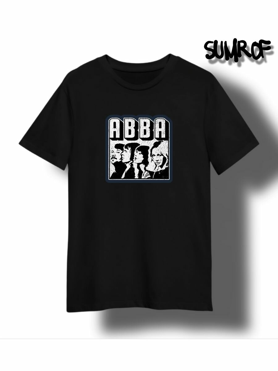 Футболка Zerosell с надписью группа abba