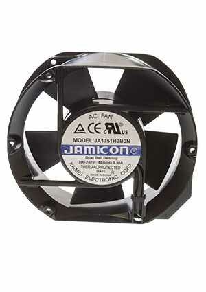 JA1751H2B0N-T, вентилятор 220В 172х150х51мм подшипник качения клеммы)