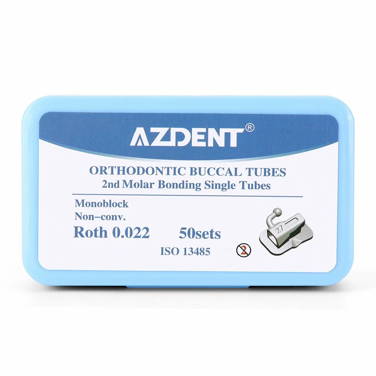 AZDENT Буккальные трубки 2nd Roth 0.022 50sets