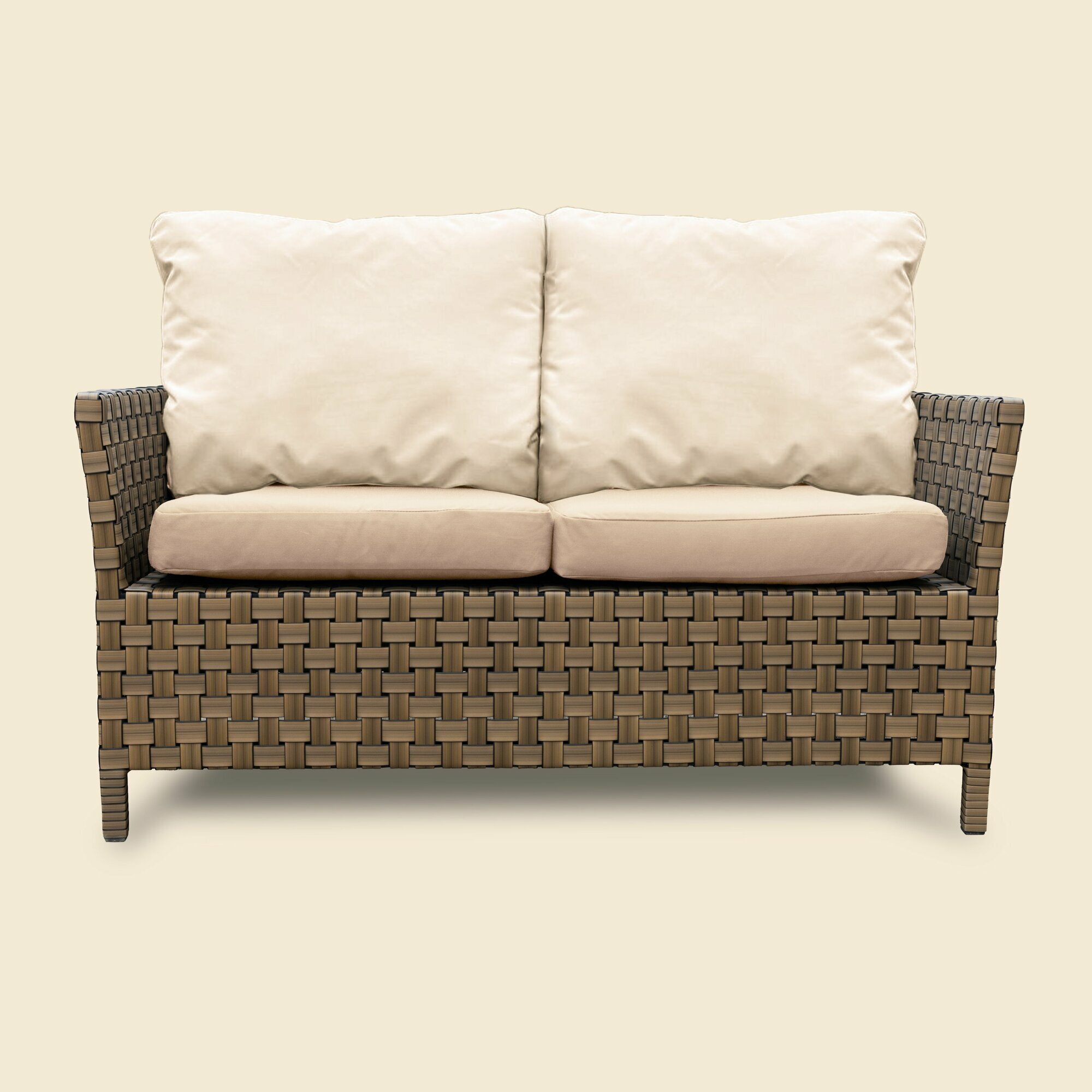 Диван плетеный из ротанга 2-х местный STILO