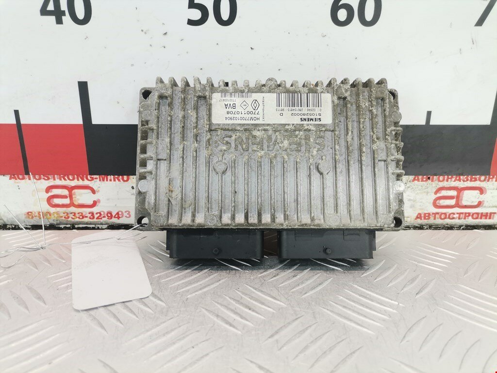 Блок управления двигателем Renault Scenic 1 7700110708 арт. 1034981