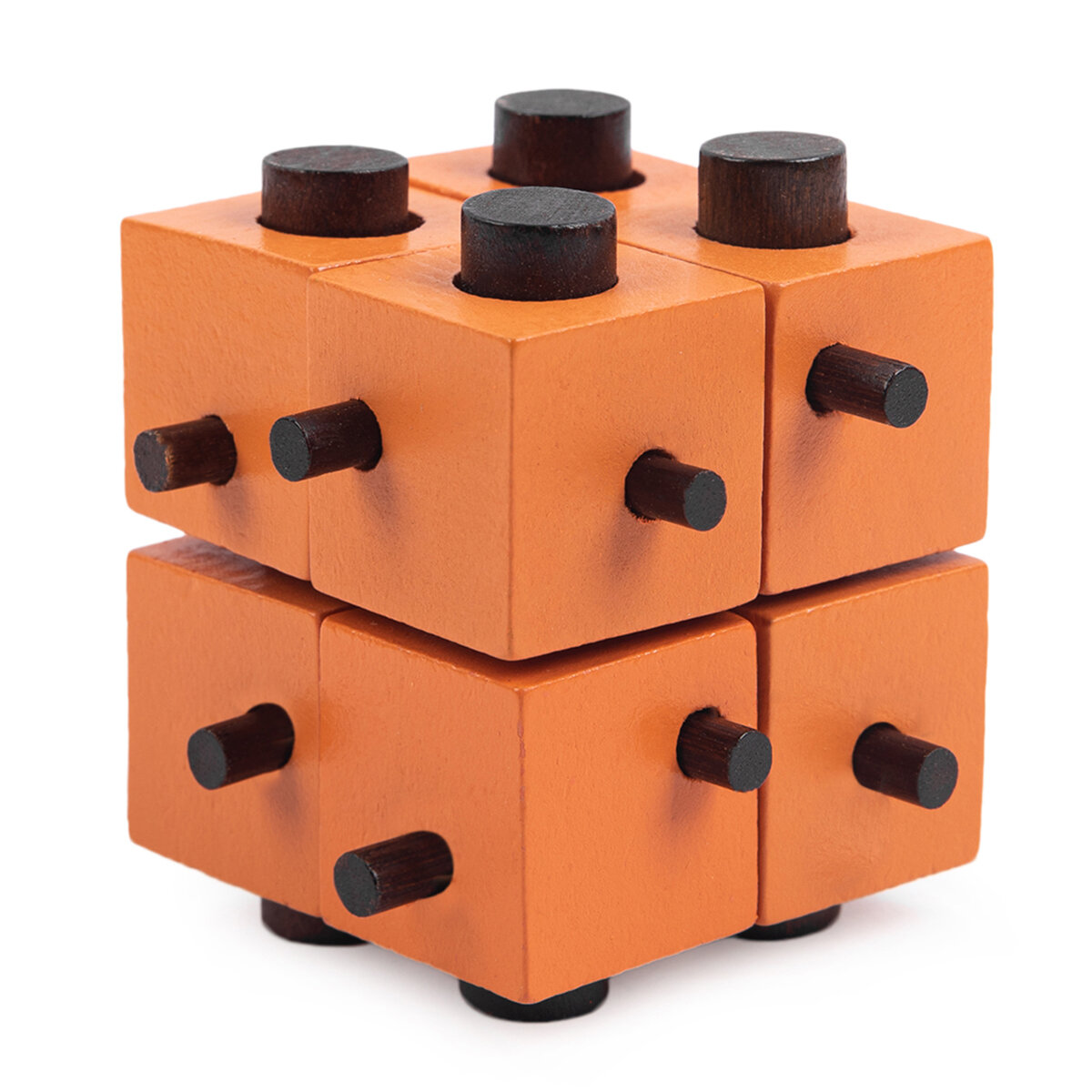 DELFBRICK DLS-15 Головоломка деревянная "Восьмиуголый блок" 16 элемент. YZ