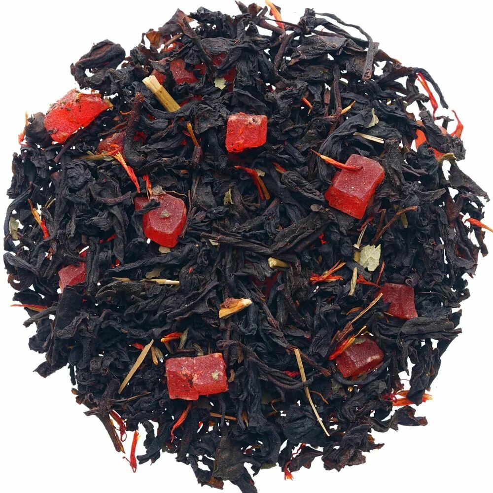 Черный Чай "Земляника со Сливками" 500г.