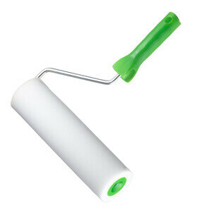 Валик малярный Wenzo поролон 250 мм для красок и лаков на водной основе с рукояткой