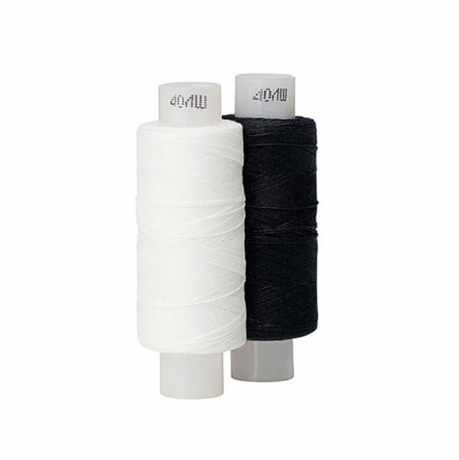 Нитка черная и белая набор