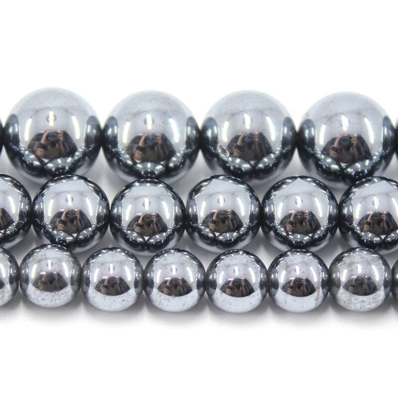 Бусины ZHUOHONG натуральный терагерц 4 6 8 10 12 мм 8 мм