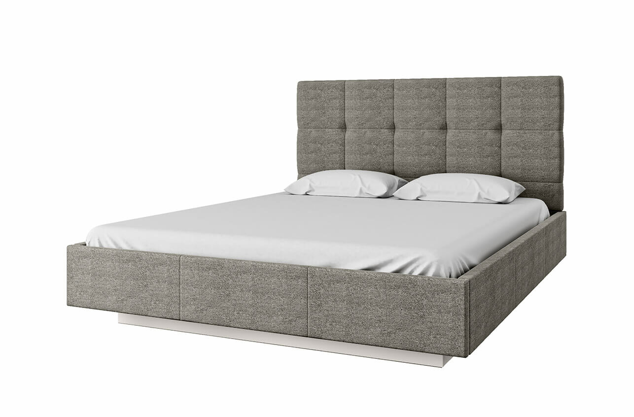 Кровать Анрэкс MODERN 160 М (без подъемника) Перс жемчуг/loft grey