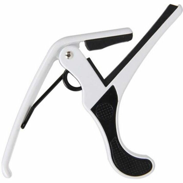 Alice A007C/WH - каподастр для классической гитары, белый