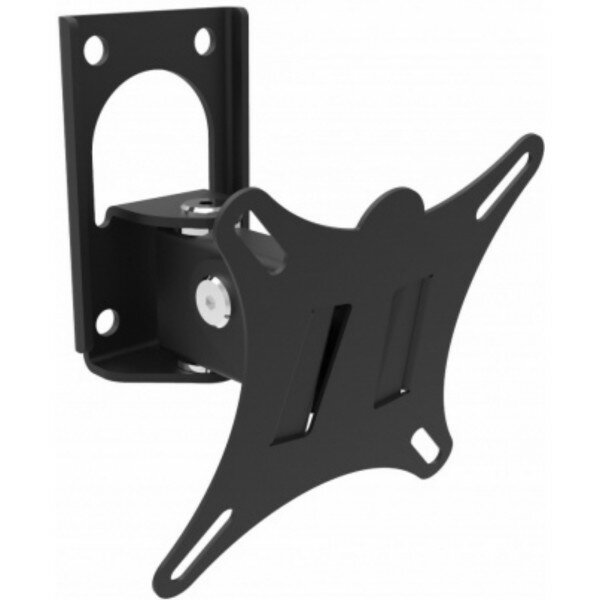 Кронштейн LESTER LST-101.03 ТВ 10-32 VESA 100x100, черный, наклон-поворот