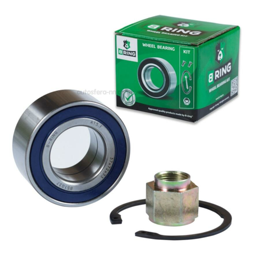 B-RING BK1208 Подшипник ступицы PEUGEOT 206 (98-) (перед. компл.) [37x72x33] (BK1208) B-RING FÖRST