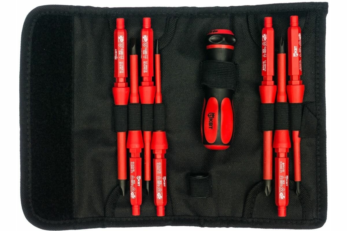 Набор диэлектрических отверток НИО-1107 КВТ 61949