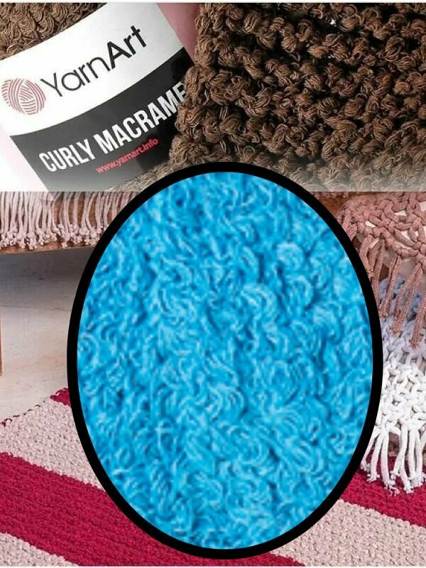 763 Пряжа YarnArt "Macrame Curly" (2шт*500гр.)
