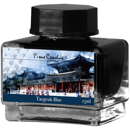 Флакон чернил Pierre Cardin 15мл, серия CITY FANTASY цвет Taegeuk Blue (Синий Баланс)