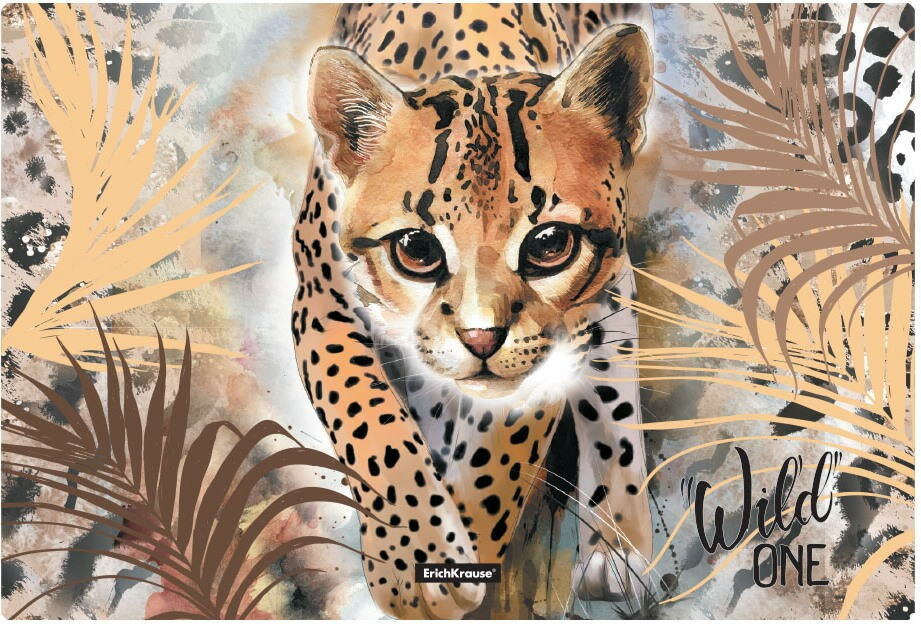 Подкладка настольная пластиковая ErichKrause Wild Cat,