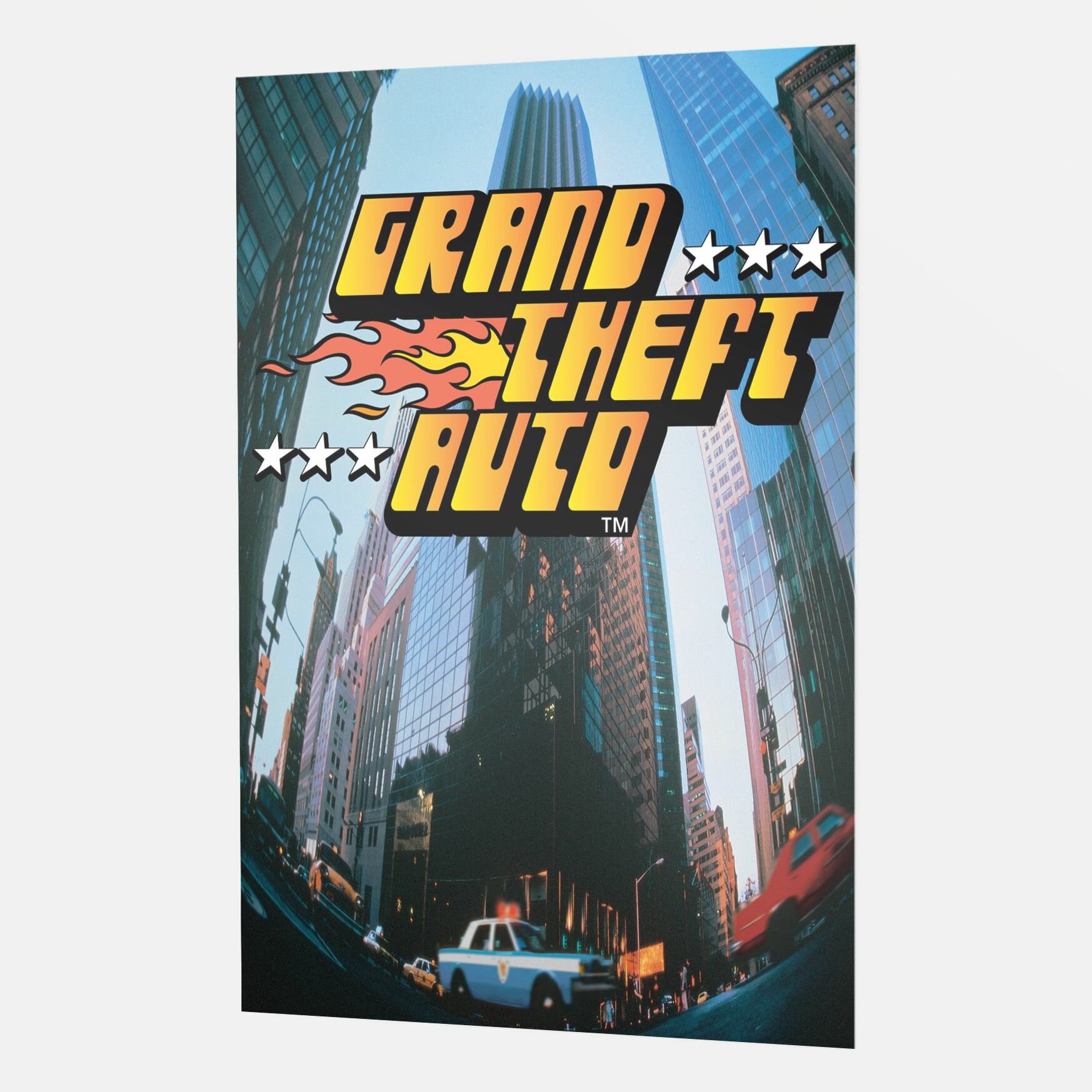 Интерьeрный постер (плакат на стену) по игре Grand Theft Auto 1 (GTA 1) - 40x60 см. - от Poster4me