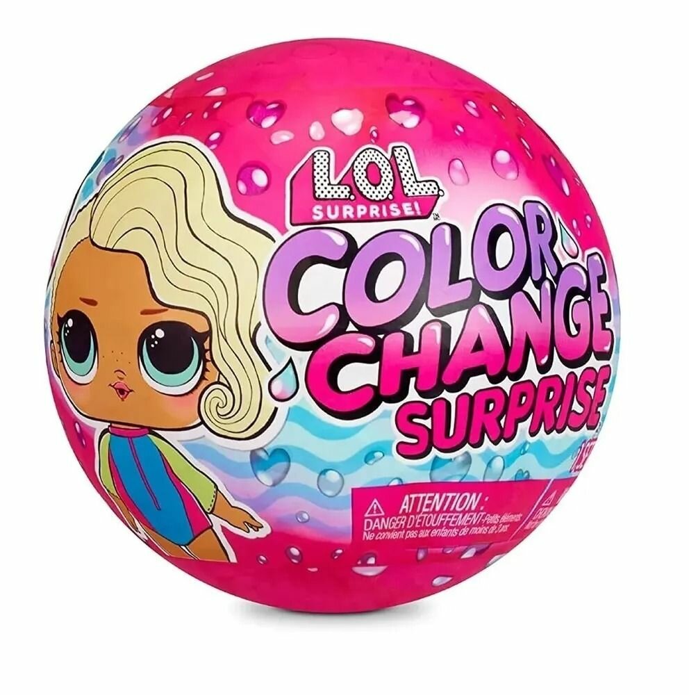 Кукла-сюрприз L.O.L. Surprise Color Change Dolls, 7,6 см, 576341C3