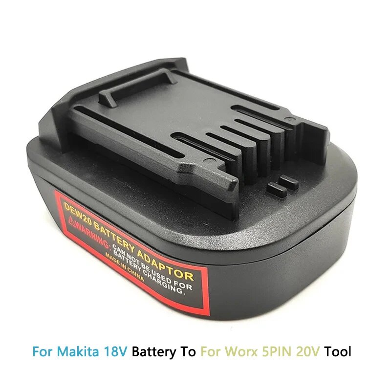 MT18Worx адаптер для аккумуляторного инструмента, преобразователь для аккумулятора Makita18V для Worx 20V 5Pin 4PIN, литий-ионный аккумулятор, электрические электроинструменты