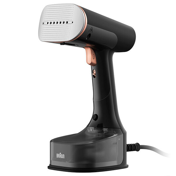 Ручной отпариватель Braun GS7077BK, мощность 50Вт, противокапельная система, черный