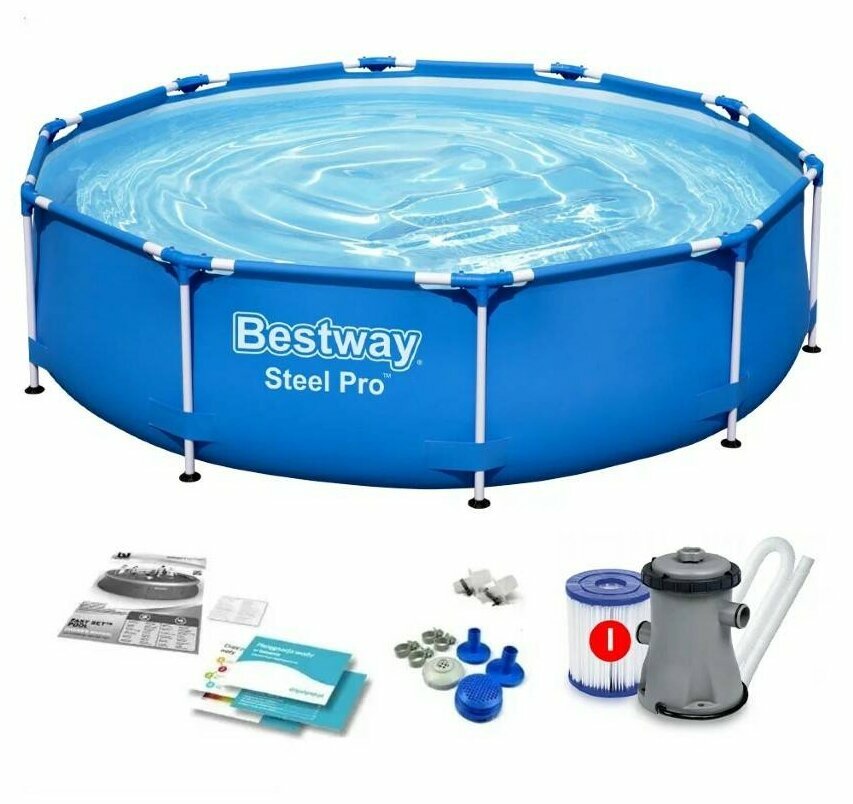Бассейн каркасный BestWay Steel Pro 305*76см 56679