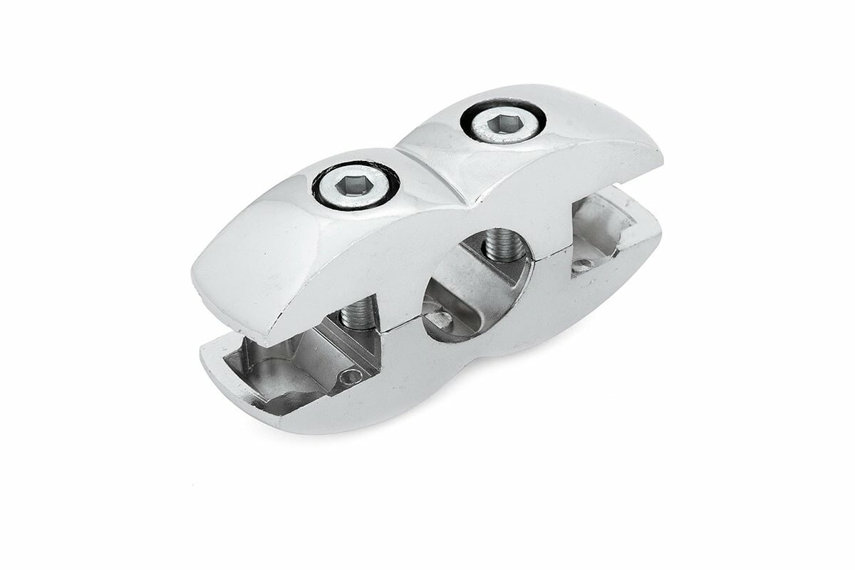 Tech-Krep/Zitar Крепление д/панели двухстор. хром (1 шт) - пакет 139858