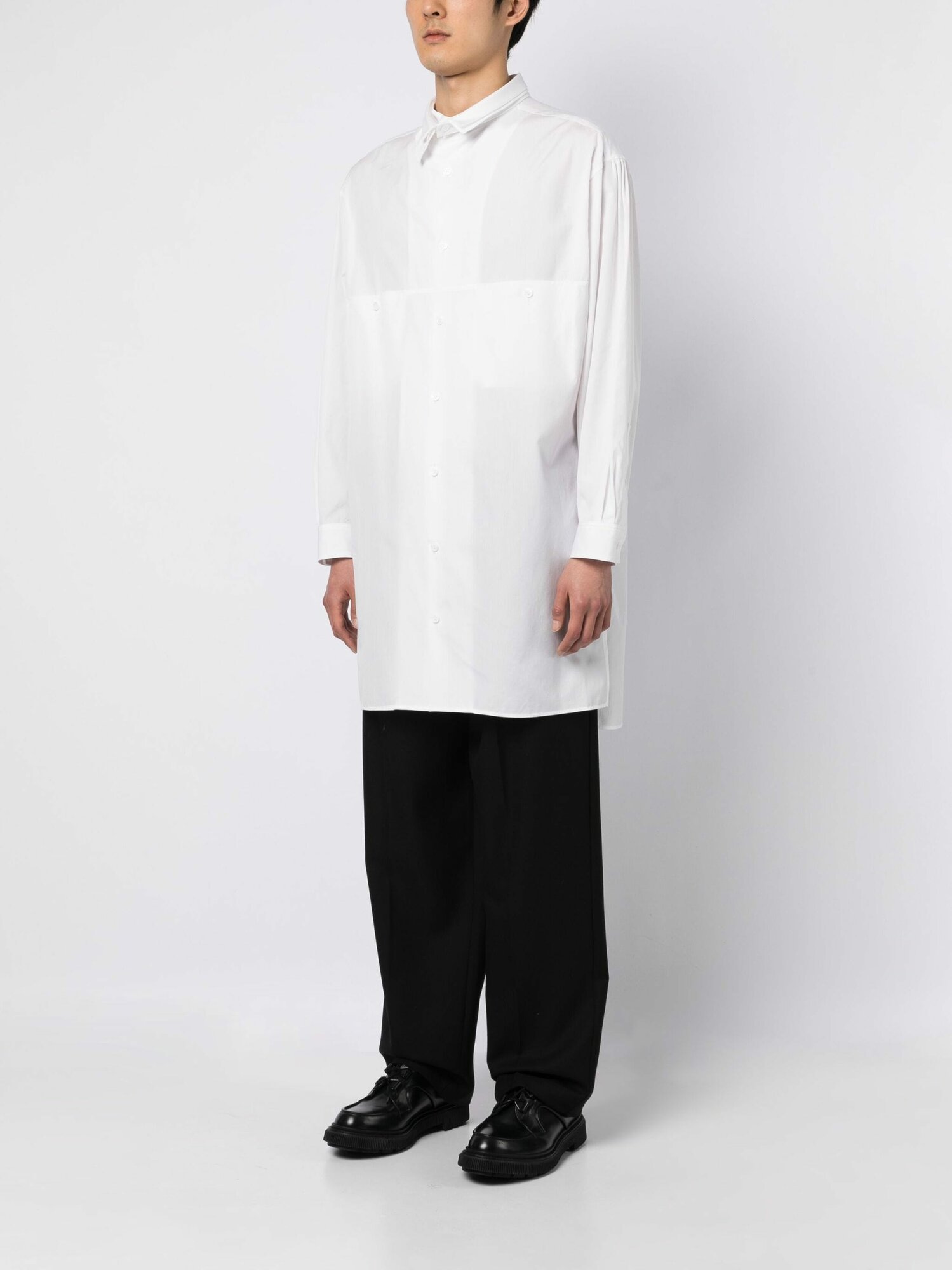 Рубашка Yohji Yamamoto, размер 48, white — фото 1