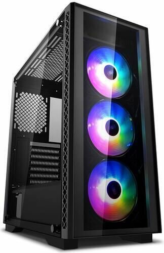 Компьютерный корпус DEEPCOOL MATREXX 50 ADD-RGB 3F (DP-ATX-MATREXX50-AR-3F-US) черный - Mid Tower, E ATX, Micro ATX, Mini ITX, Stаndard ATХ, USB 2.0 Tуpe A, USB 3.2 Gen1 Tуpe A