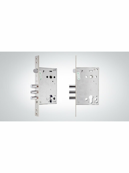 Замок врезной CRIT Крит ЗВ А 3 , 3-х ригельный с защелкой под личинку