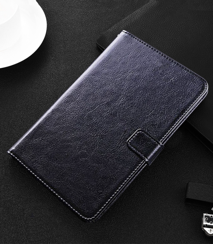 Чехол-обложка Чехол. ру для Lenovo Tab 2 A10-70L / A10-70F (MediaTek MT8732/10.1) черный кожаный