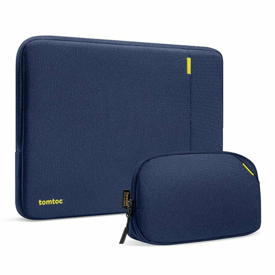 Набор Tomtoc Laptop Defender-A13 Laptop Sleeve Kit (2 в 1) для ноутбуков 14" тёмно-синий