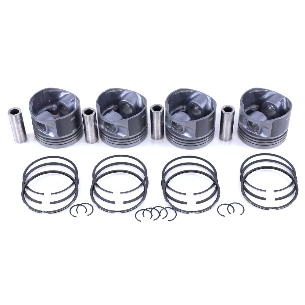 Поршневая группа кт. (4 шт.) 82,8 с кольцами ВАЗ-21124 группа А Кострома