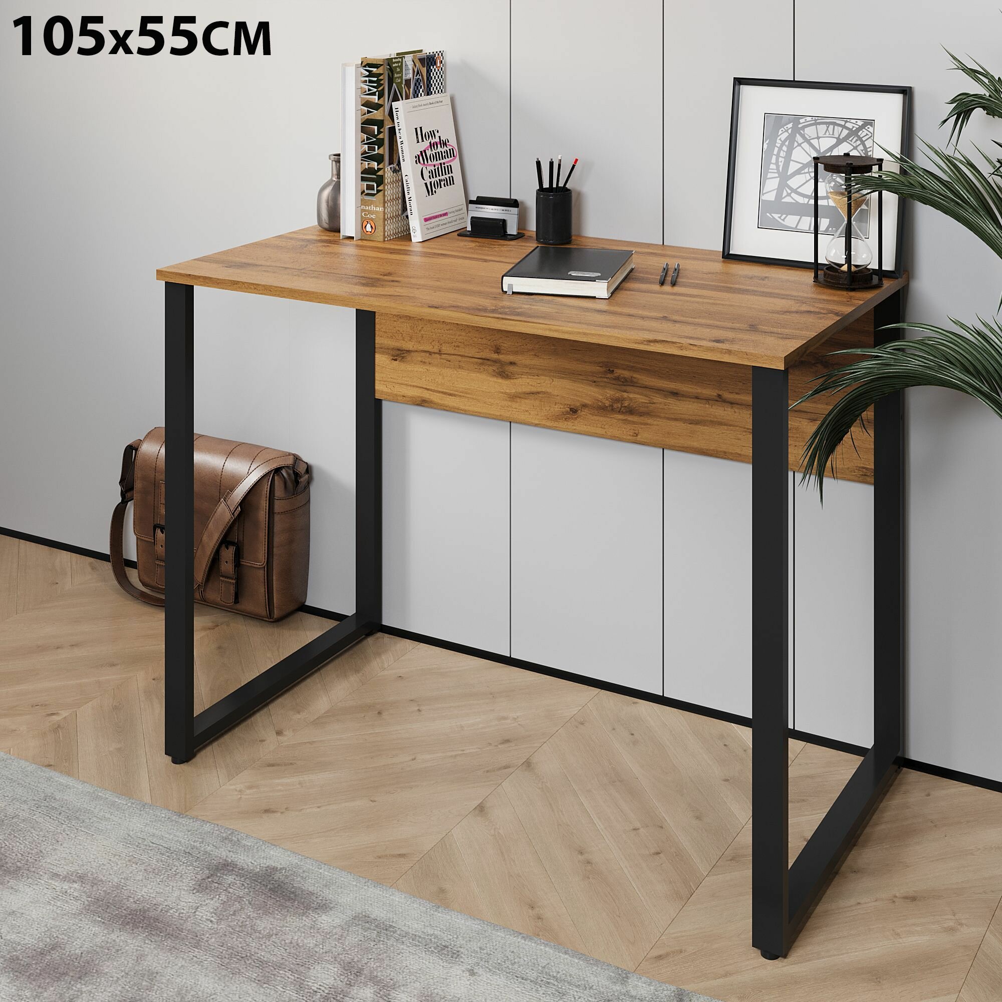 Стол письменный Лофт 105х55, цвет дуб вотан