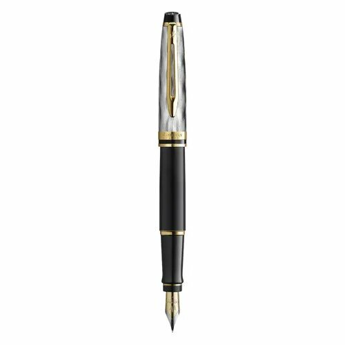 Ручка перьев. Waterman Reflections of Paris Expert DeLuxe (2200840) Black GT M подар. кор.