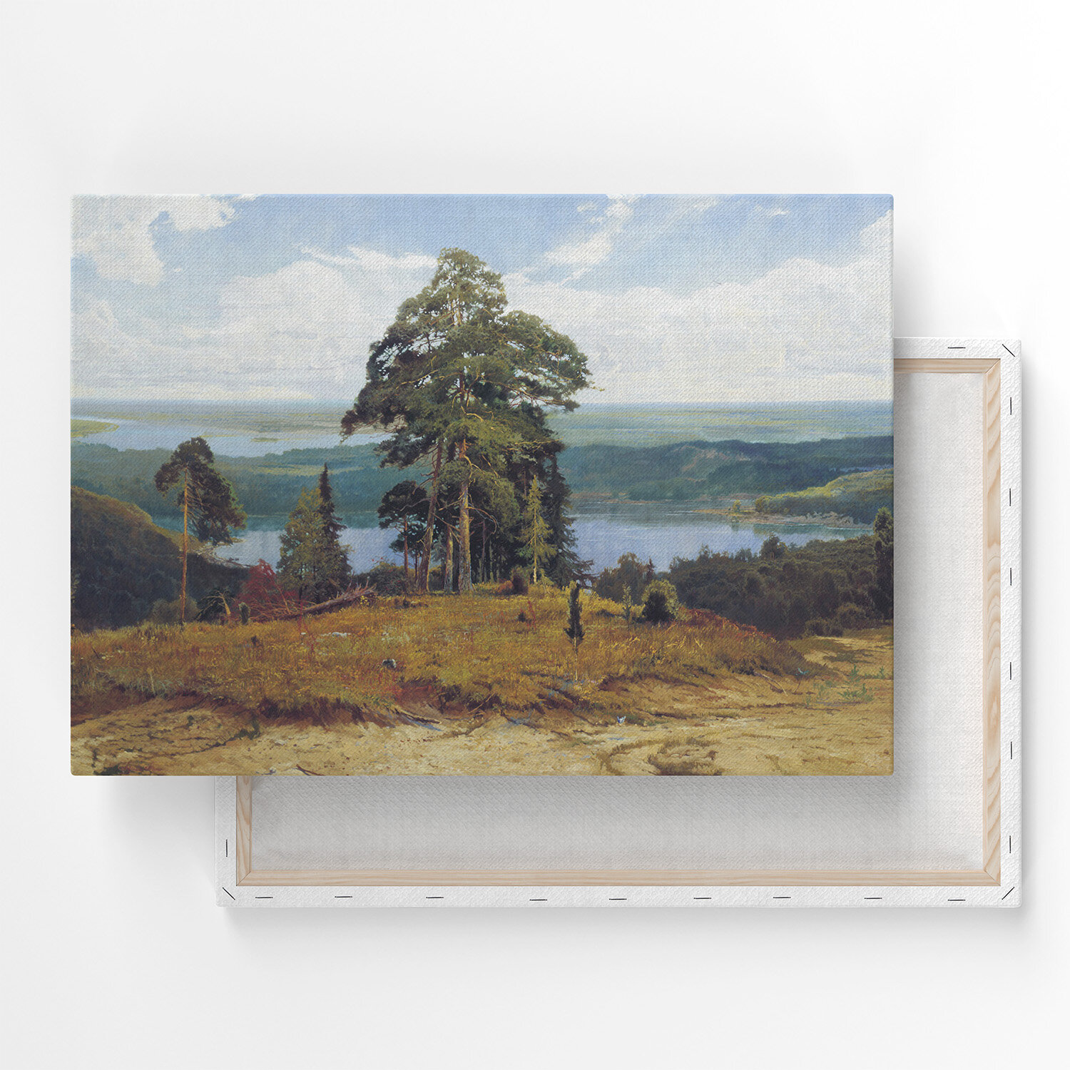 Картина на холсте, репродукция / Афонин Александр - Валаамские дали / Размер 40 x 53 см