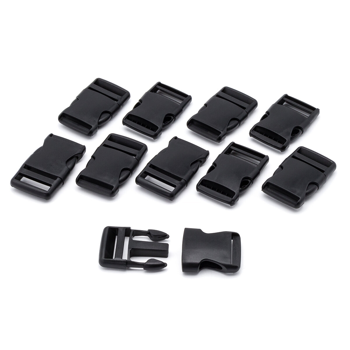 Фастекс 30 мм, ацеталь, черный усиленный, 10 штук, А-30, Айрис