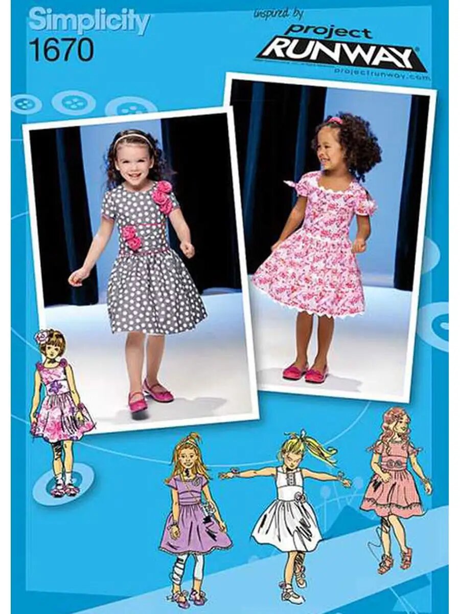 Выкройка Simplicity Платье