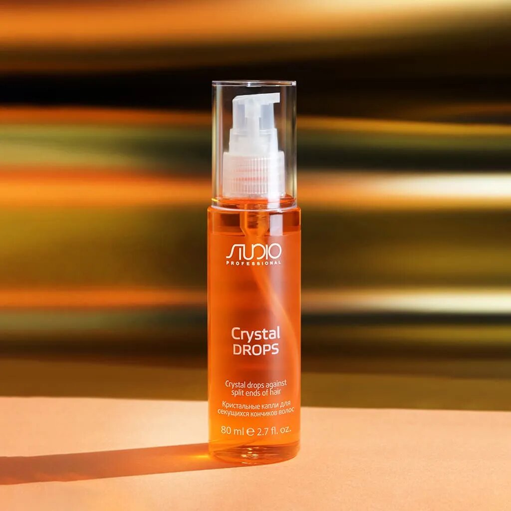 Кристальные капли Kapous Crystal drops для секущихся кончиков волос , сыворотка, флюид, 80 мл