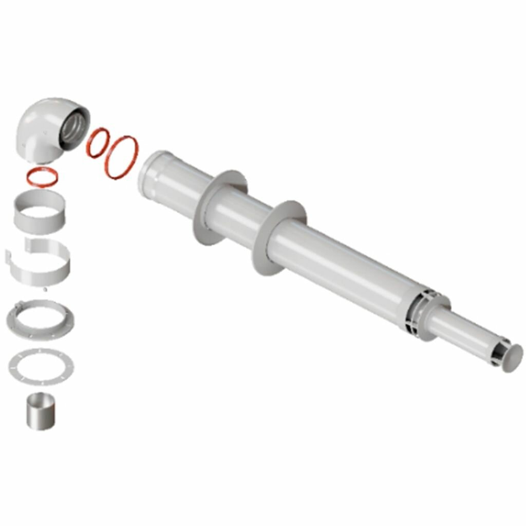 Комплект дымохода ROMMER антилед универсальный RCA-6010-251220 60/100 - 1220мм