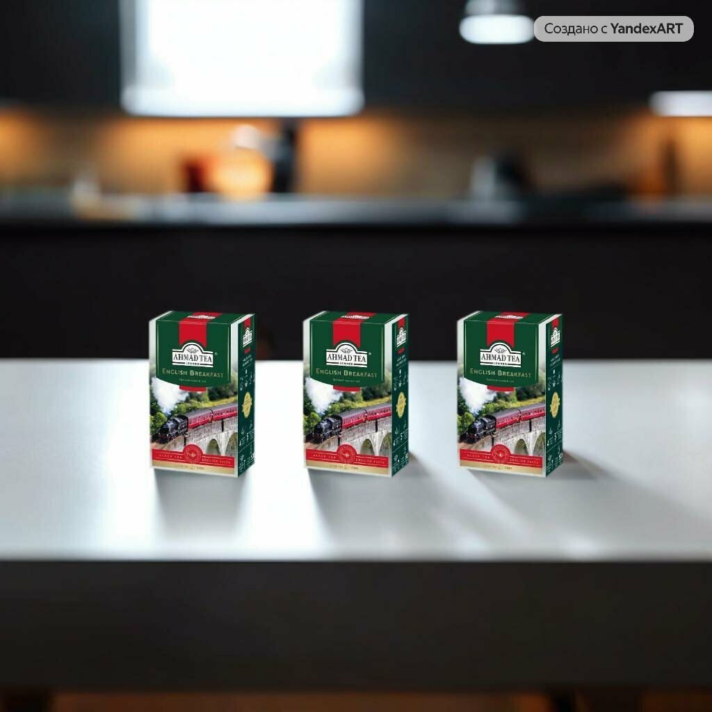 Ahmad Tea Чай черный English Breakfast, 200 г, 3 шт