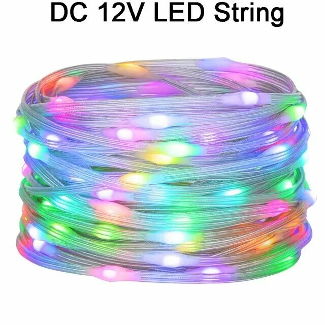 Светодиодная гирлянда SEZO RGB Dream Color 33 LED 5 м NEW DC12V LED String, 10 м